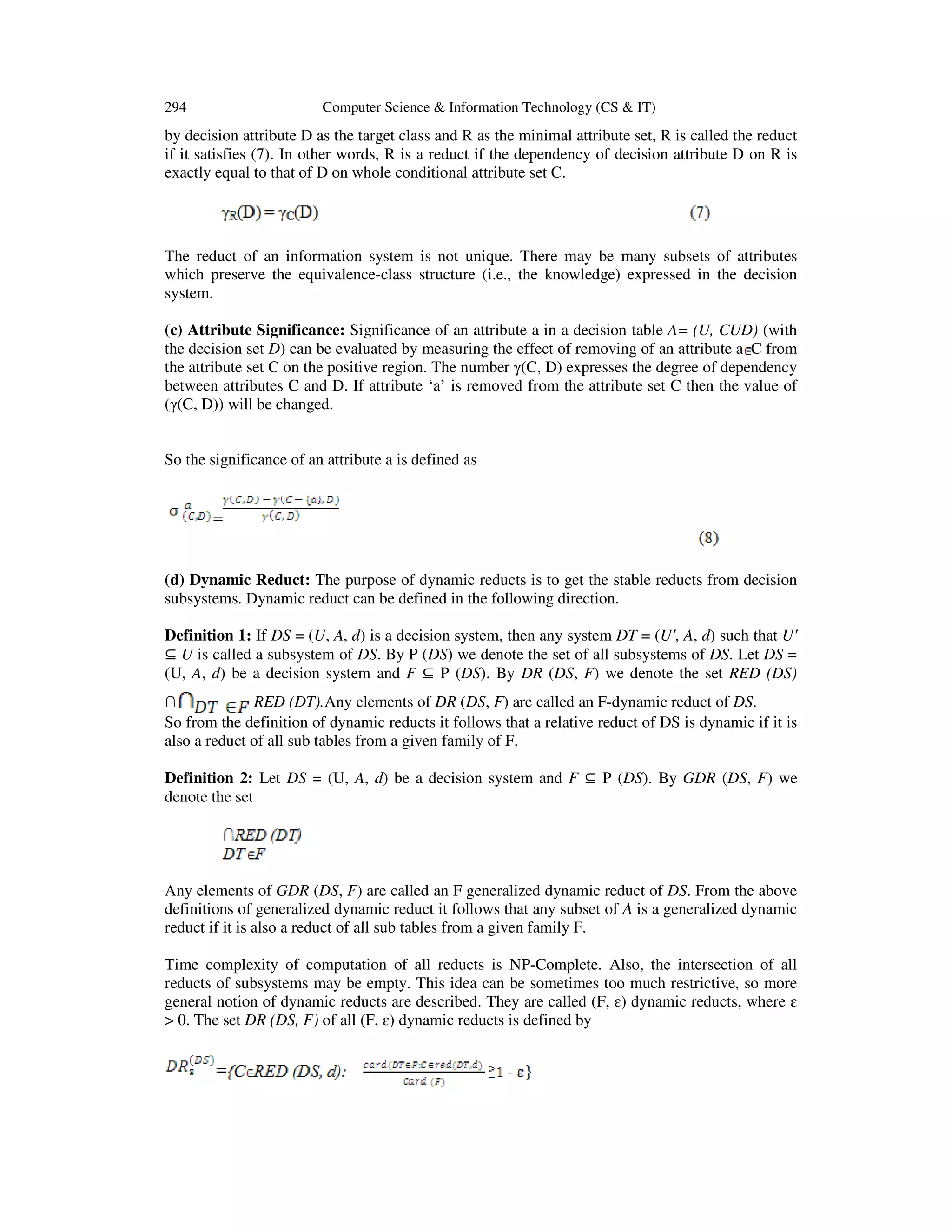Reduct Generation For The Incremental Data Using Rough Set Theory Pdf