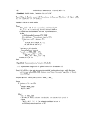 Reduct generation for the incremental data using rough set theory | PDF