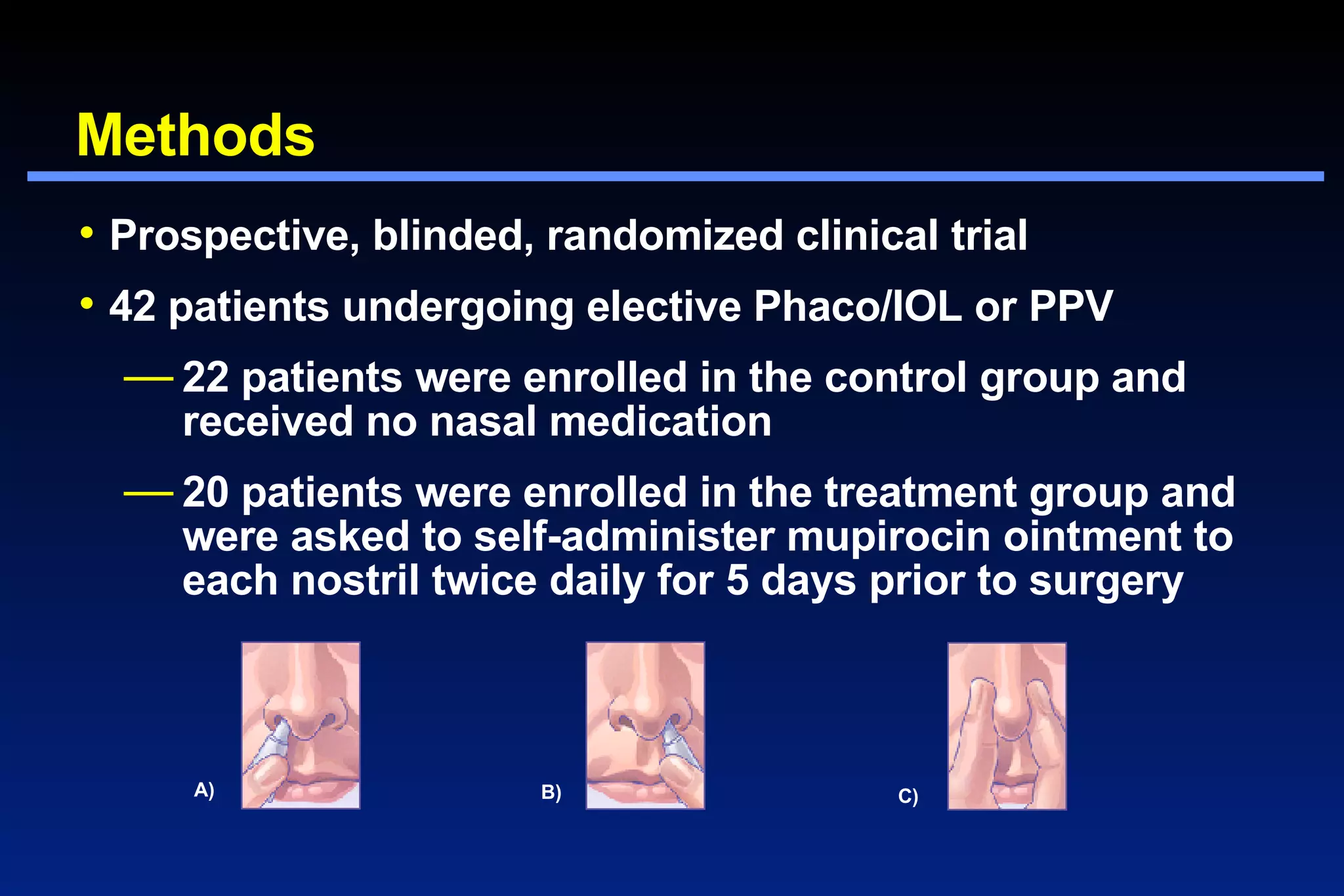 Reduction of Conjunctival Bacterial Flora with the Use of Mupirocin ...