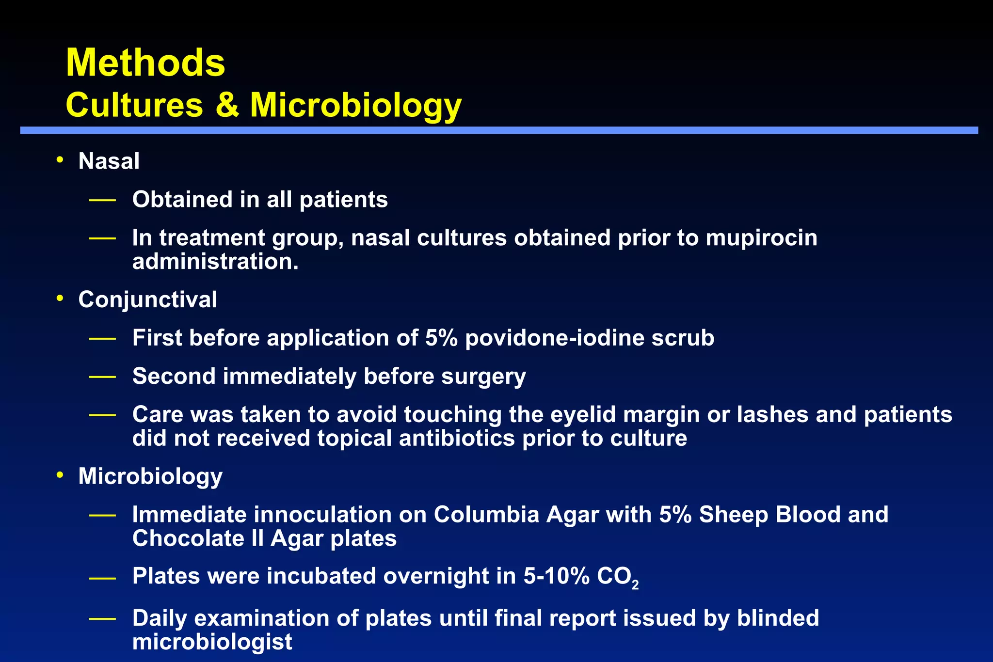 Reduction of Conjunctival Bacterial Flora with the Use of Mupirocin ...