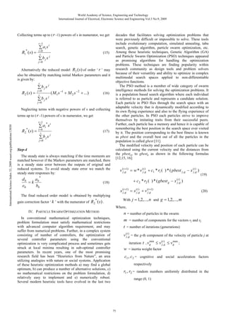 Reduction of-linear-time-invariant-systems-using-routh-approximation-and-pso | PDF