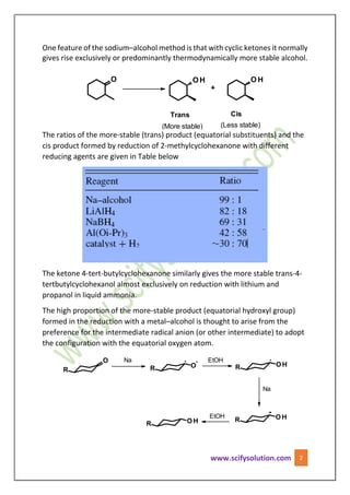 Reduction by dissolving metals | PDF