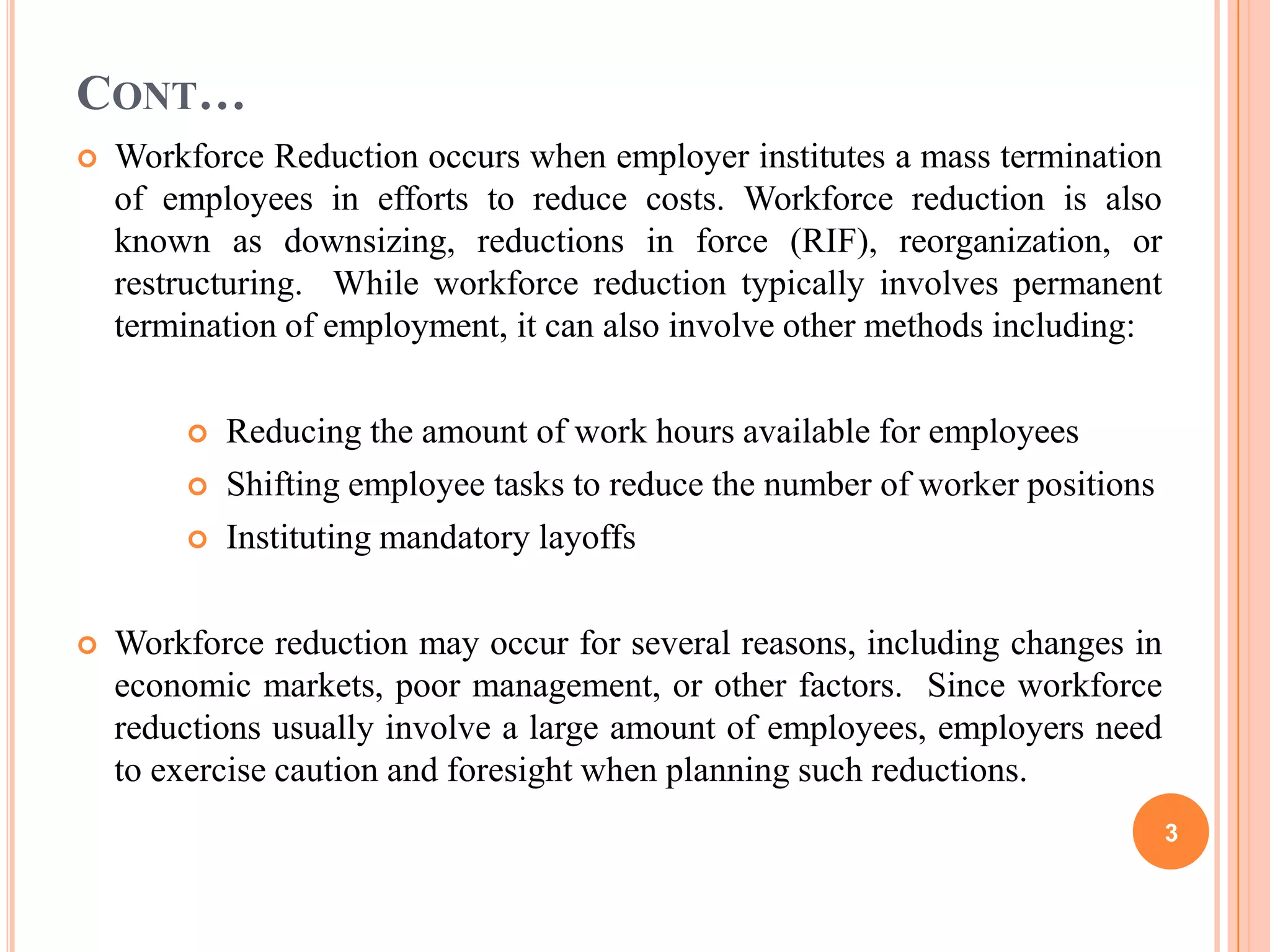 Reduction in force | PPTX