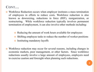 Reduction in force | PPTX