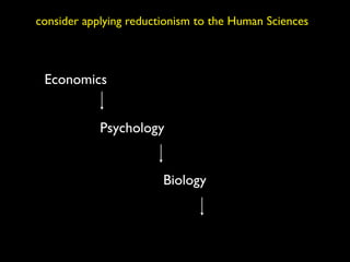 Reductionism In Psychology