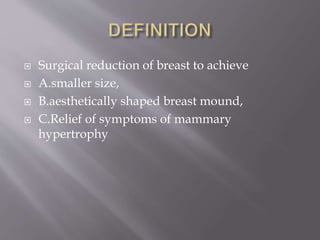 Breast Reduction Surgery (mammaplasty) in Kolkata | Dr Jayanta Kumar ...