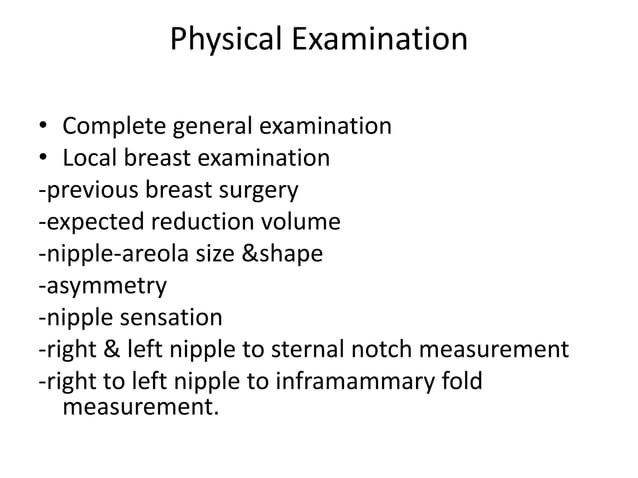 Reduction mammoplasty | PPTX