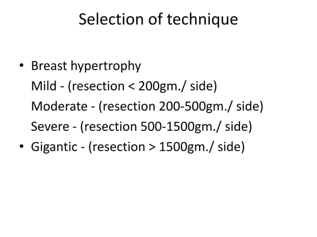 Reduction mammoplasty | PPTX