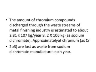 Reduction of chromate | PPTX