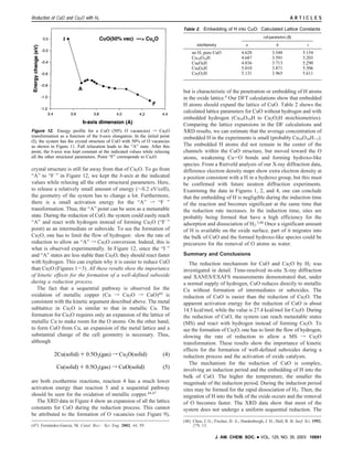 Reduction of cu o and cu2o with h2 h embedding and kinetics effects in ...