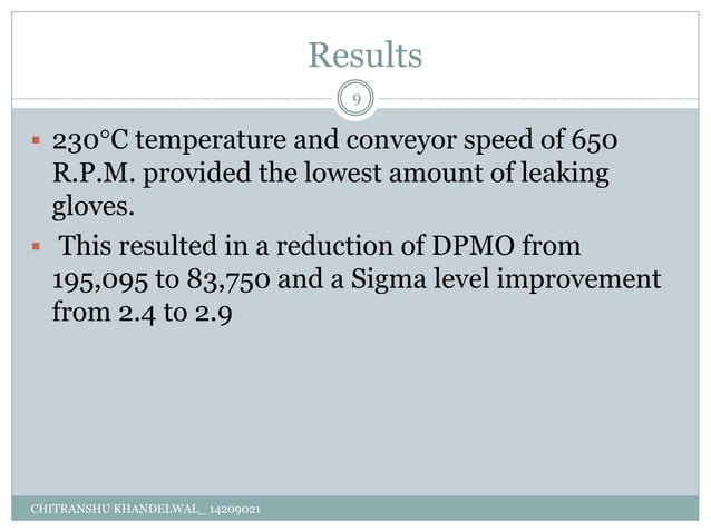 Reduction of defects in auto sector by using quality | PPT