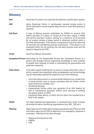 Reduction of false alarms | PDF