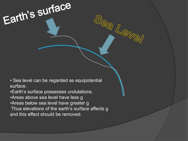 Reduction of gravity data | PPTX