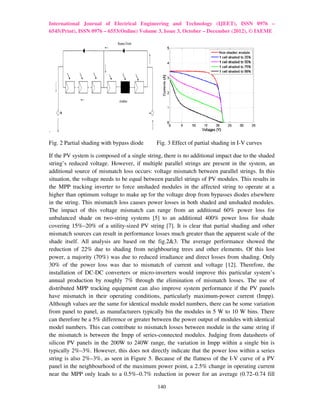 Reduction of mismatch and shading loss by use | PDF