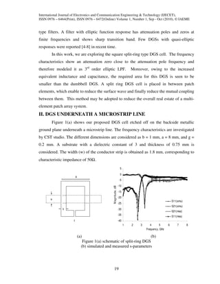 Reduction of mutual coupling between patch elements using split ring dgs | PDF | Physics | Science