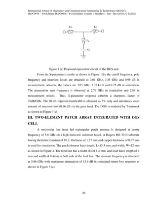 Reduction of mutual coupling between patch elements using split ring dgs | PDF | Physics | Science