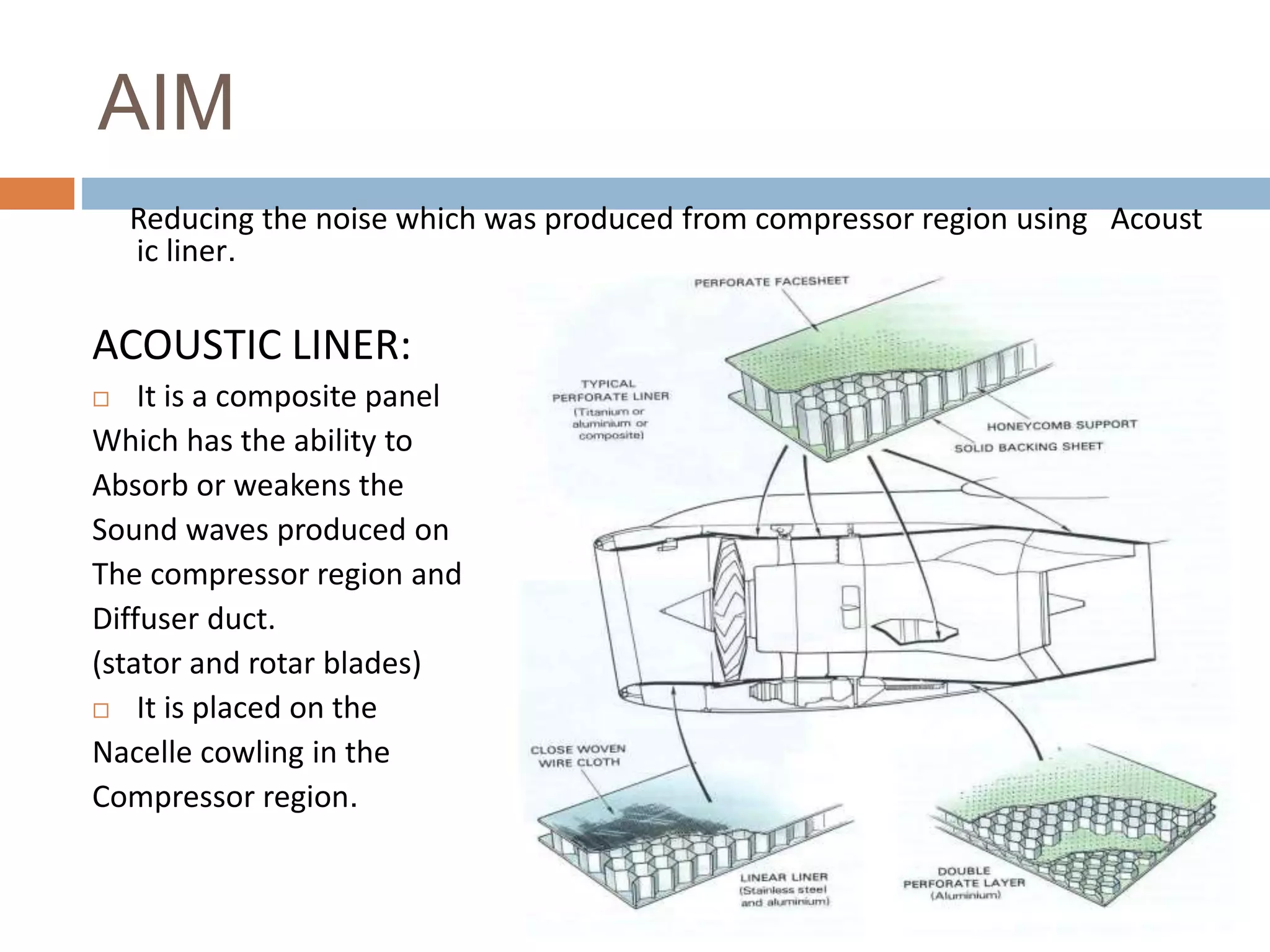 Reduction Of Noiseincompressorusingacousticliner1 1 Pptx