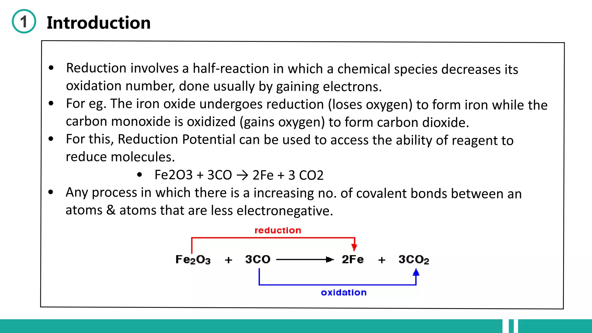 Reduction Reaction | PPTX
