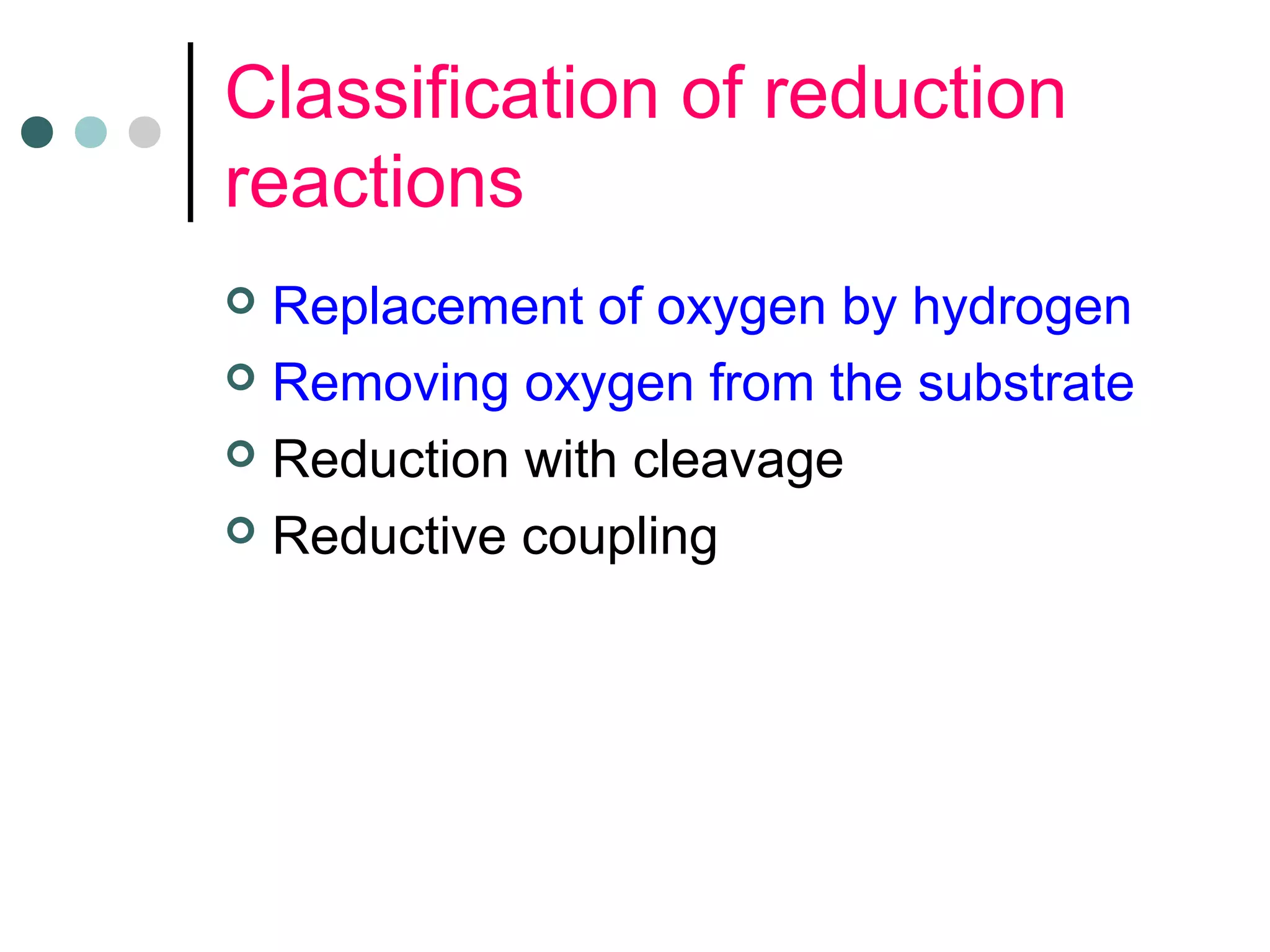 Reduction reactions | PPT