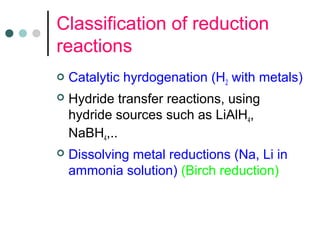 Reduction reactions | PPT