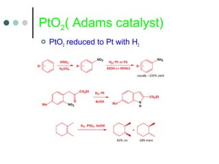 Reduction Reaction Mechanism