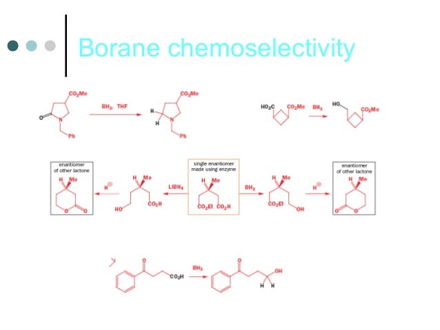 Reduction reactions