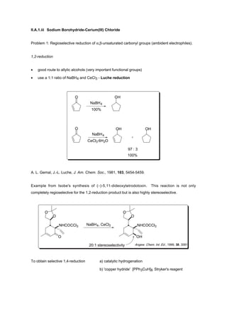 Reduction reactions | PDF