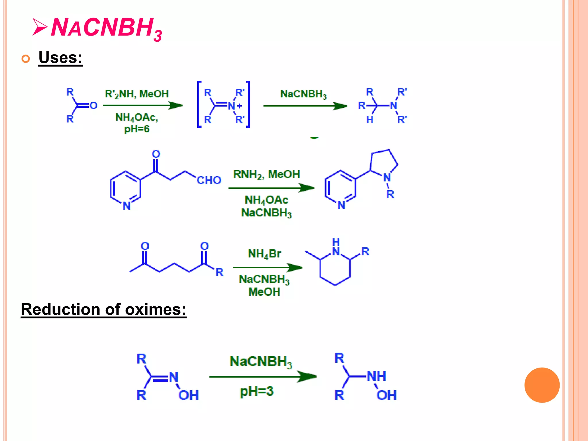 Reduction reactions | PPTX