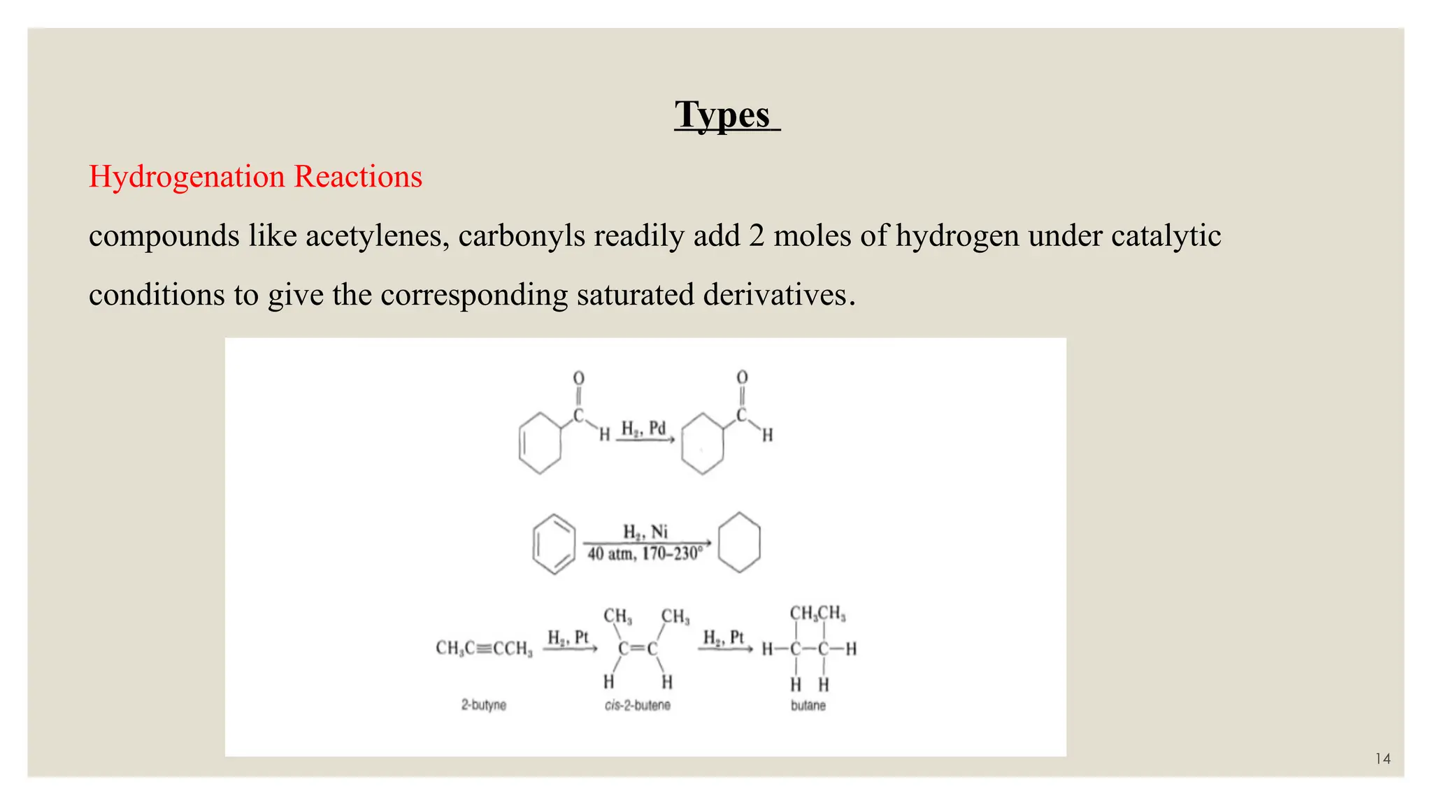 REDUCTION and catalytic hydrogenation and industrial case study | PPTX