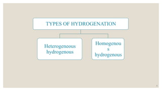 REDUCTION and catalytic hydrogenation and industrial case study | PPTX