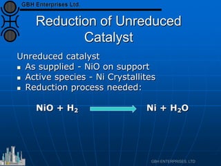 Reduction & Startup of Pre-reforming Catalysts | PDF