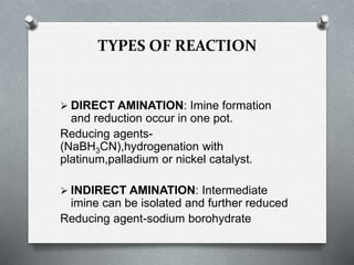 Reductive alkylation | PPTX