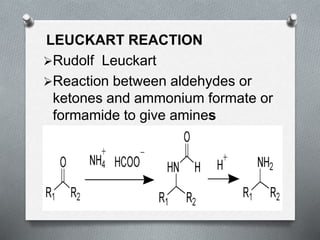 Reductive alkylation | PPTX