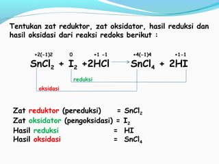 Reduksioksidasi redoks-ppt1 | PPT