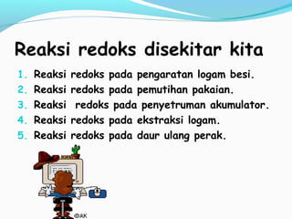 Reduksioksidasi redoks-ppt1 | PPT