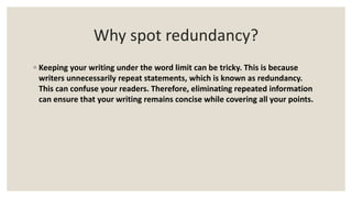 Redundancy | PPTX