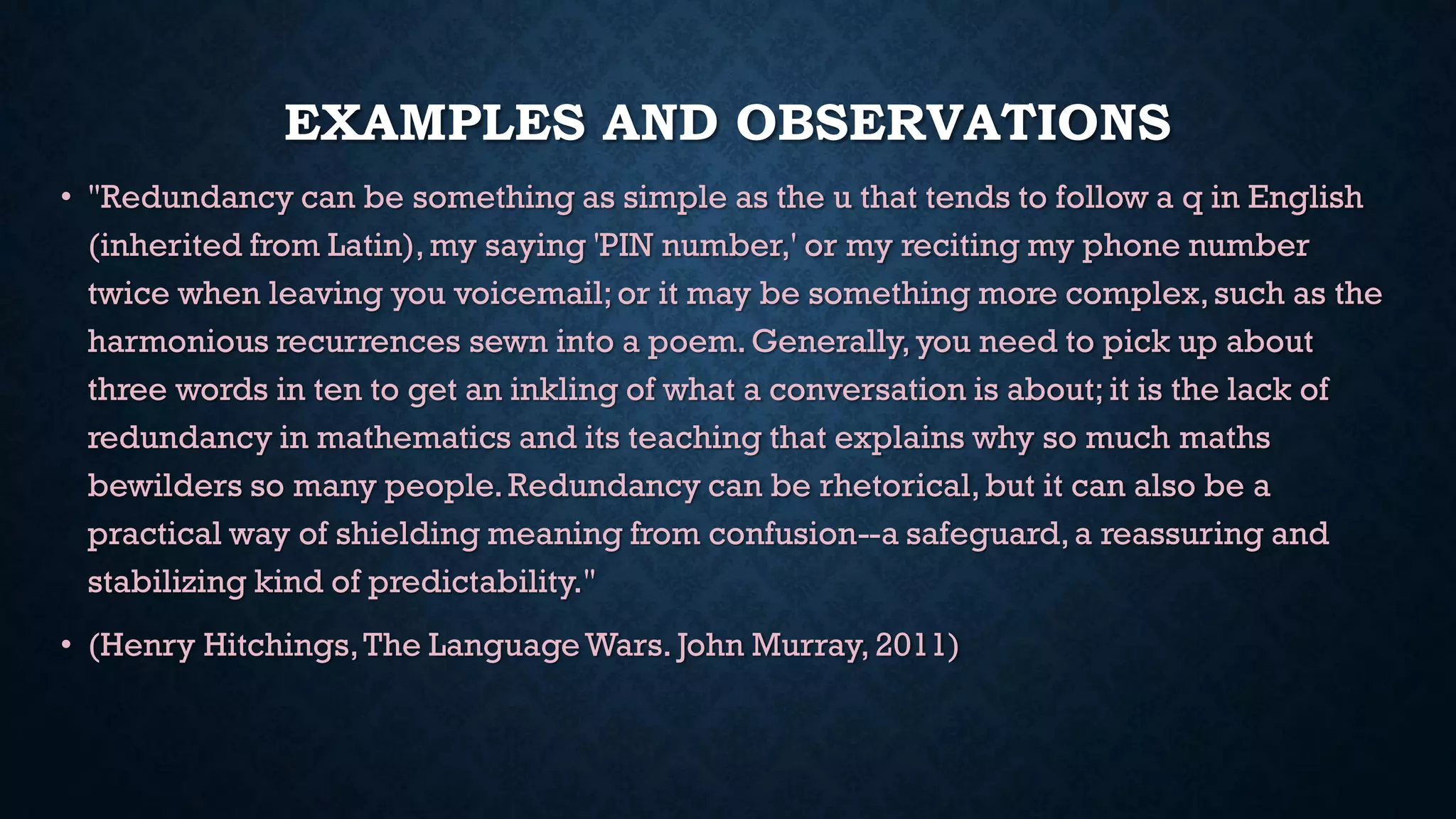 Redundancy | PDF | Programming Languages | Computing