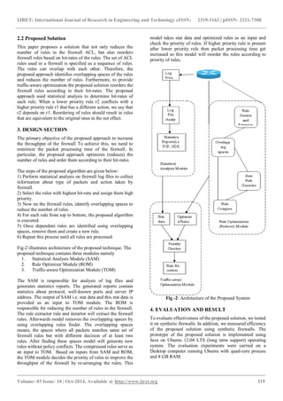 Redundancy removal of rules with reordering them to increase the firewall optimization | PDF