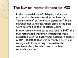 Redundancy, Retrenchment and Separation | PPT