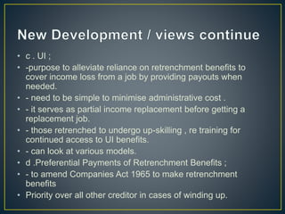 Redundancy, Retrenchment and Separation | PPTX