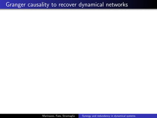Redundancy and synergy in dynamical systems | PPT