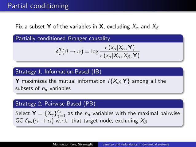 Redundancy and synergy in dynamical systems | PPT