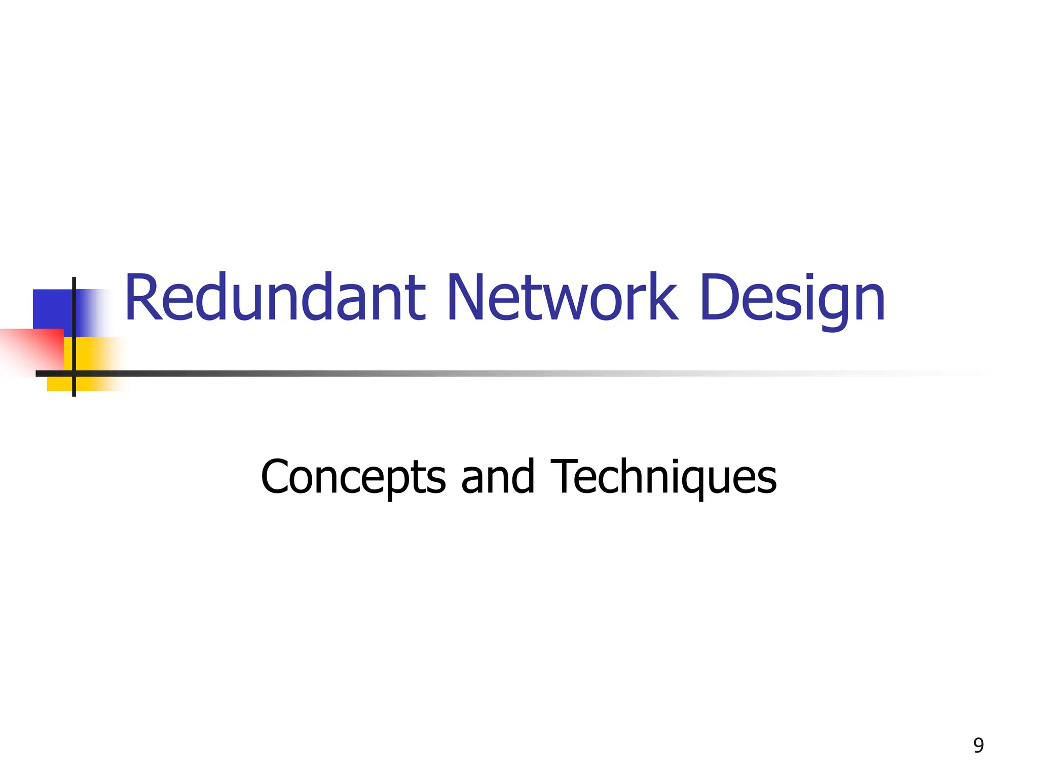 Resilient Network Design Concepts Educat Ppt