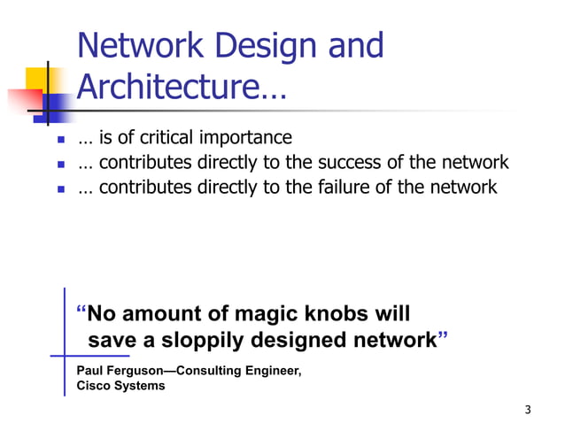 Resilient Network Design Concepts Educat | PPT