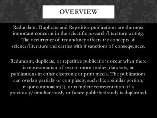 Redundant Publications.pptx
