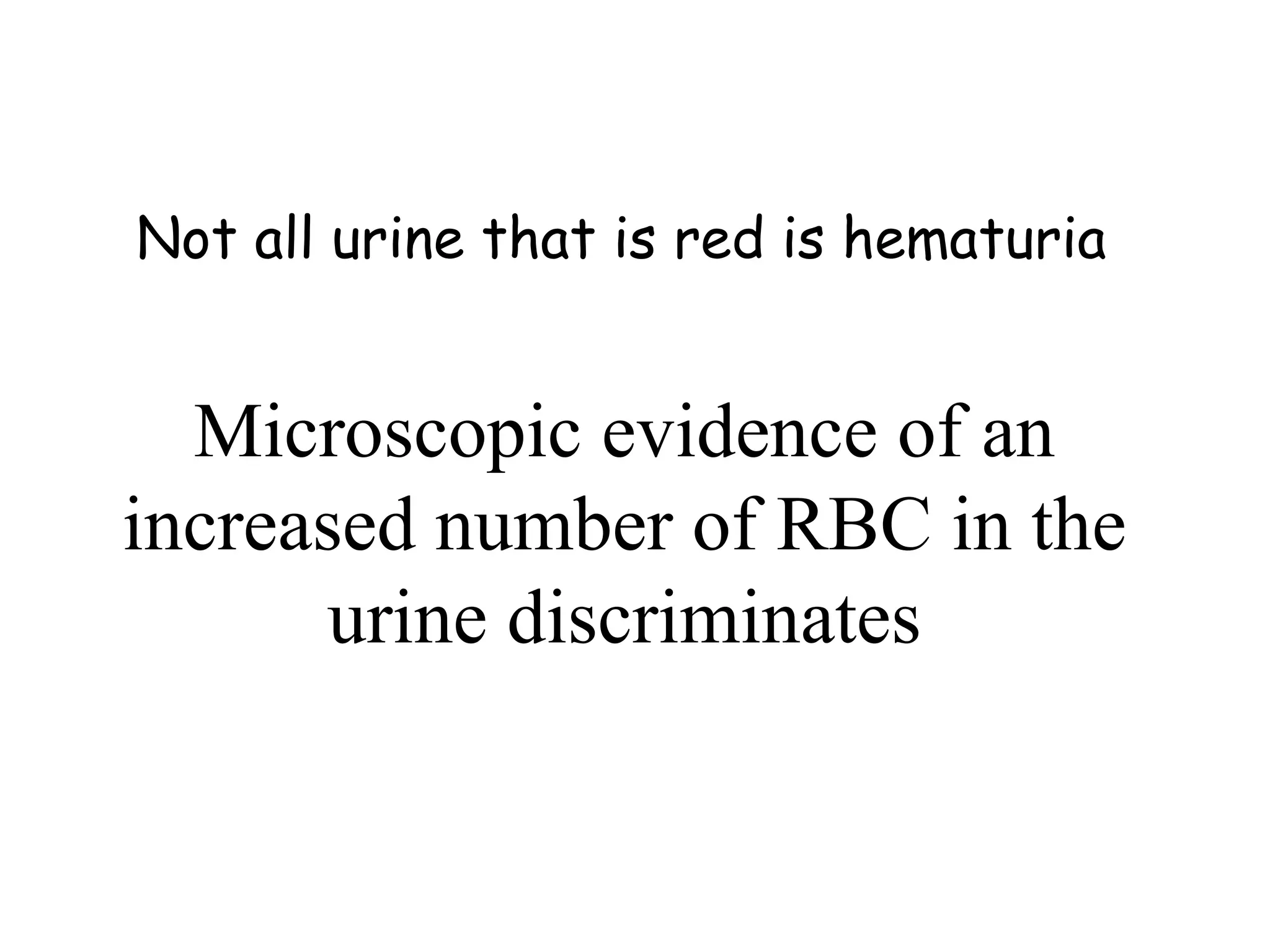 Red Urine | PPT