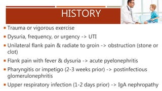 Approach to Hematuria in Children | PPTX