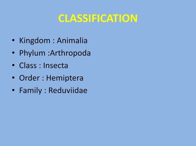 Reduviid bug,T. cruzi & Chagas disease | PPT