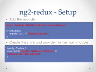 Redux data flow with angular 2 | PDF | Web Development | Internet