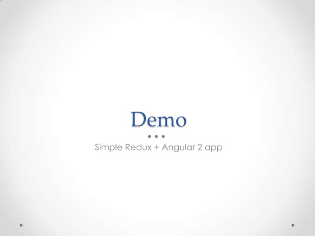 Redux data flow with angular 2 | PDF | Web Development | Internet